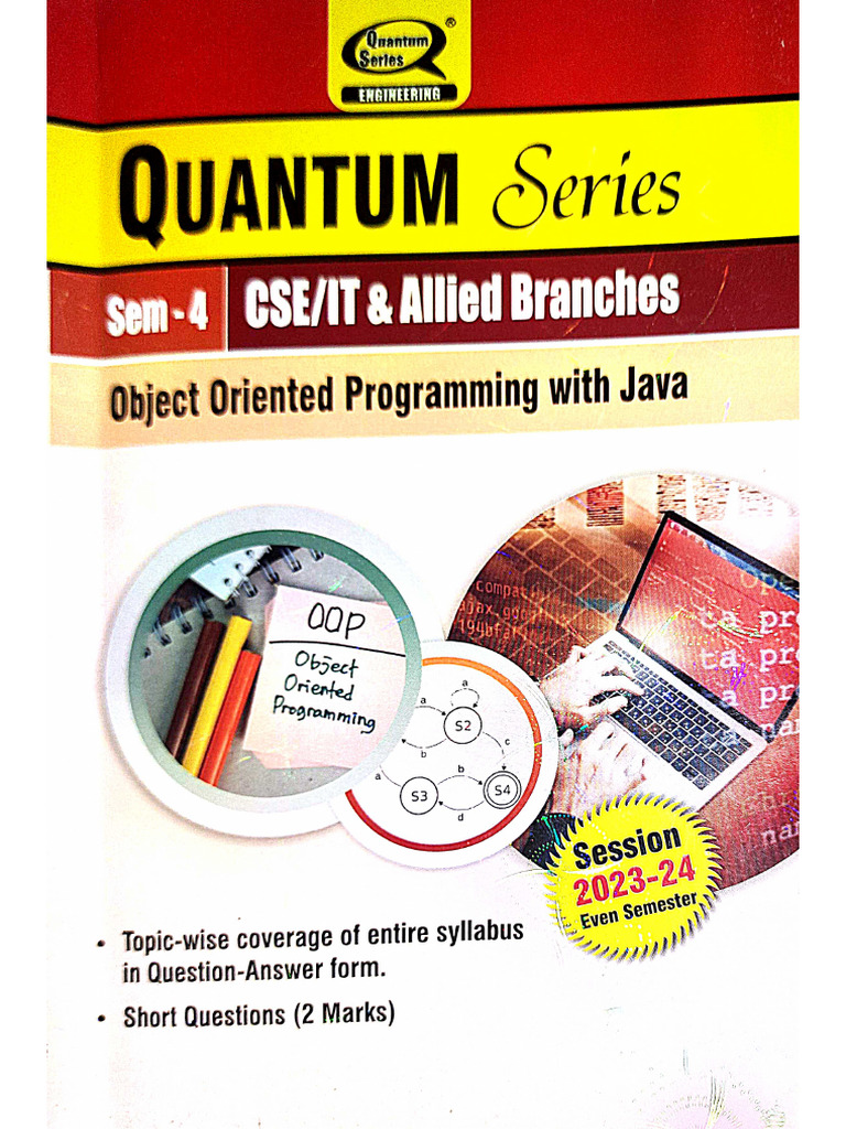 Oops With Java Latest Quantum | PDF