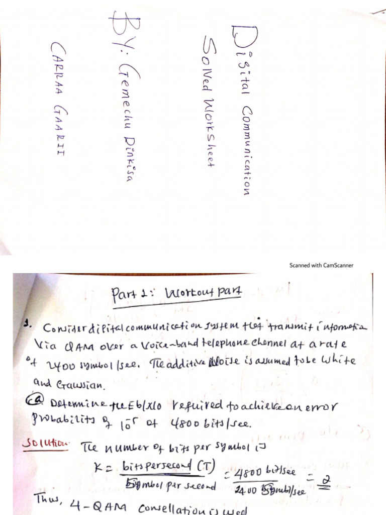 Work Sheet Answer | PDF