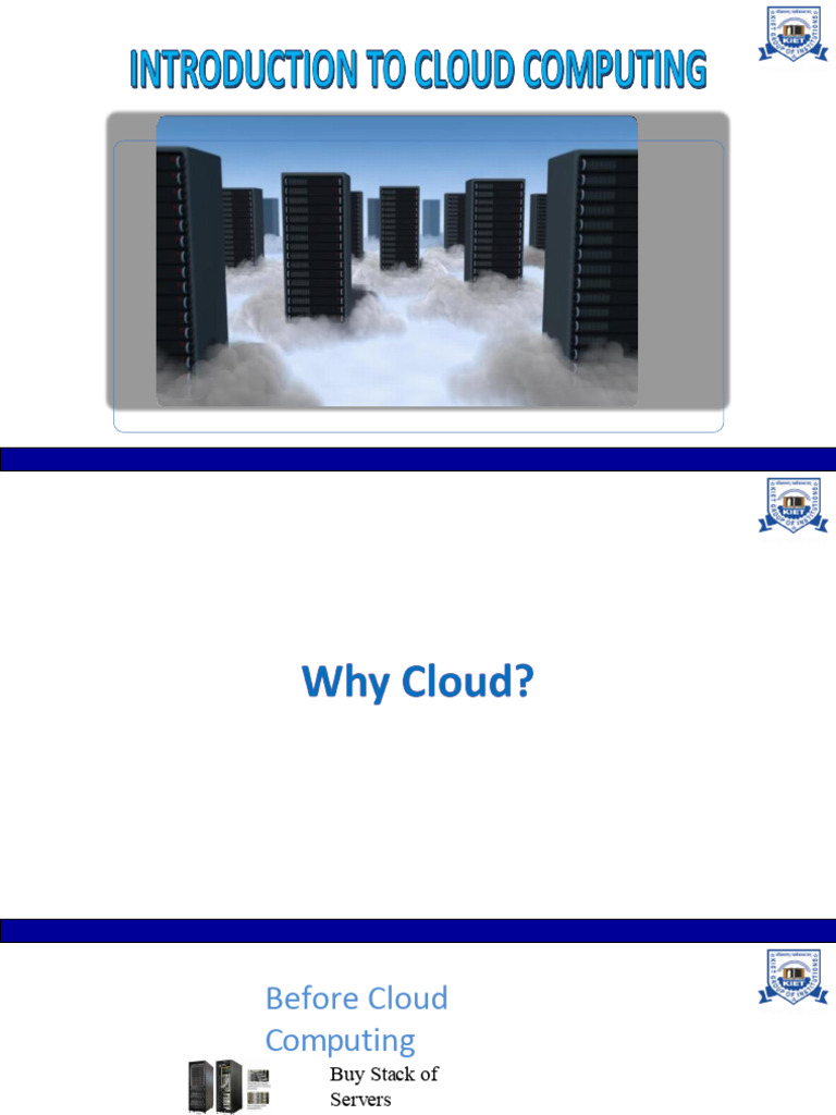 Cloud Computing Unit 1 | PDF | Cloud Computing | Software As A Service