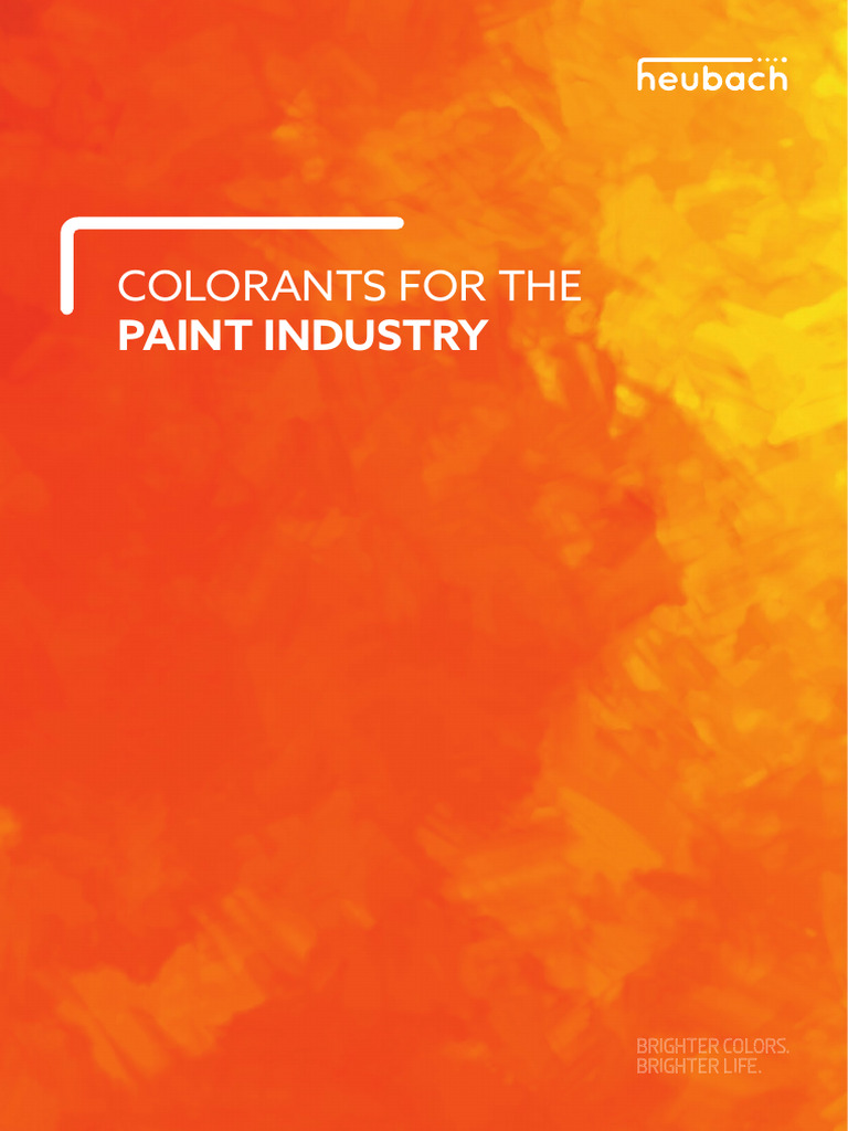 Heubach Brochure Colorants For The Paint Industry 102022 COA1018EN ...