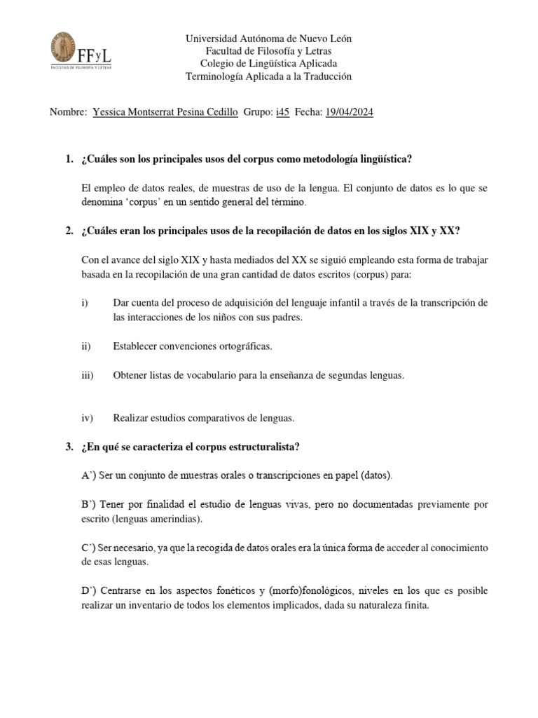 Verificación de Lectura 7 | PDF | Lingüística | Comunicación humana