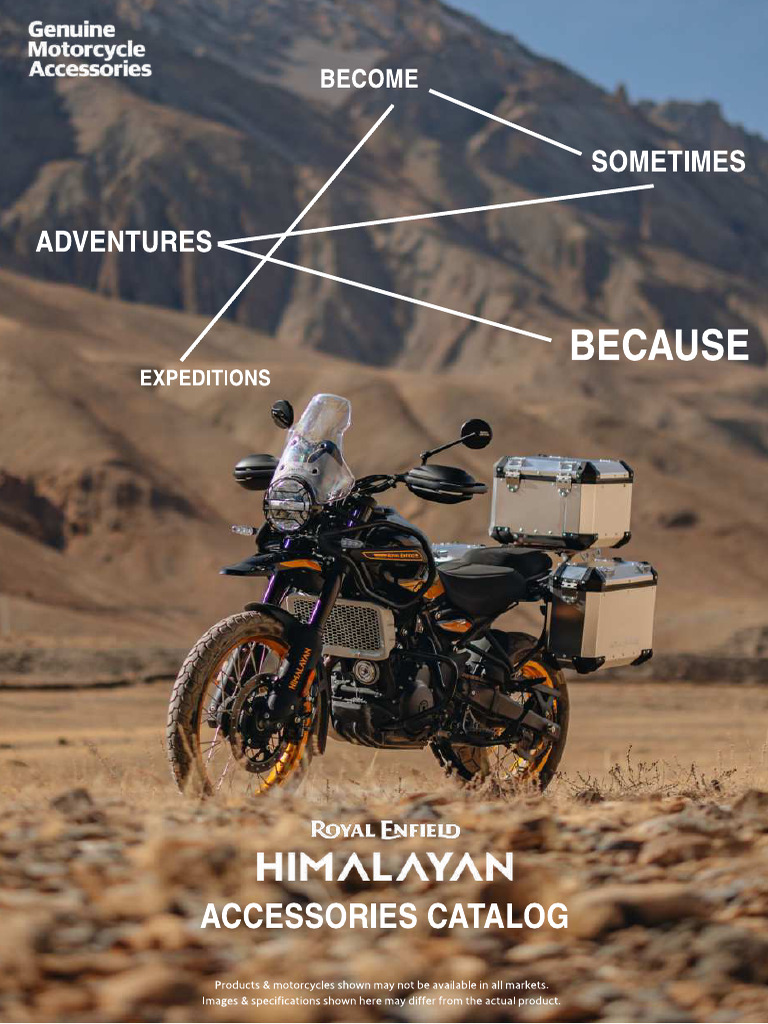 Himalayan 450 Accessories Catalogue | PDF | Motor Vehicle | Land Vehicles
