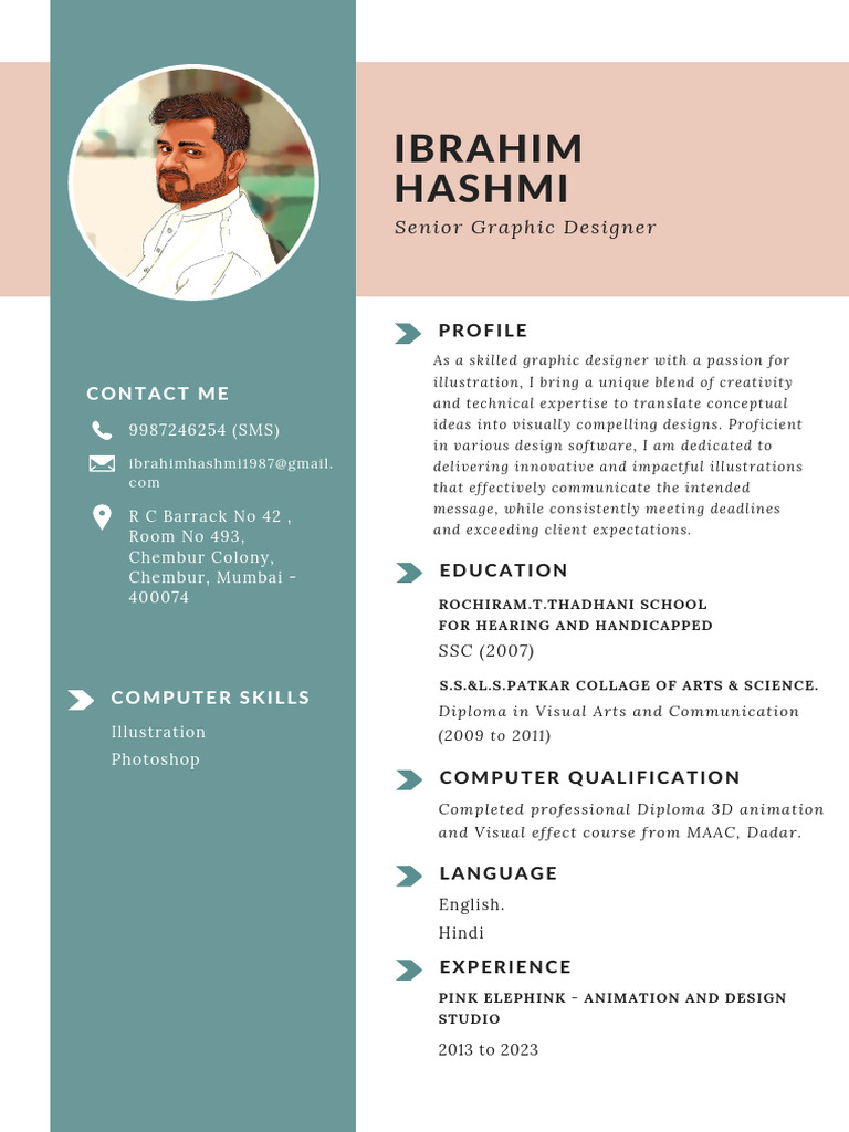 Ibrahim Hashmi CV Resume | PDF