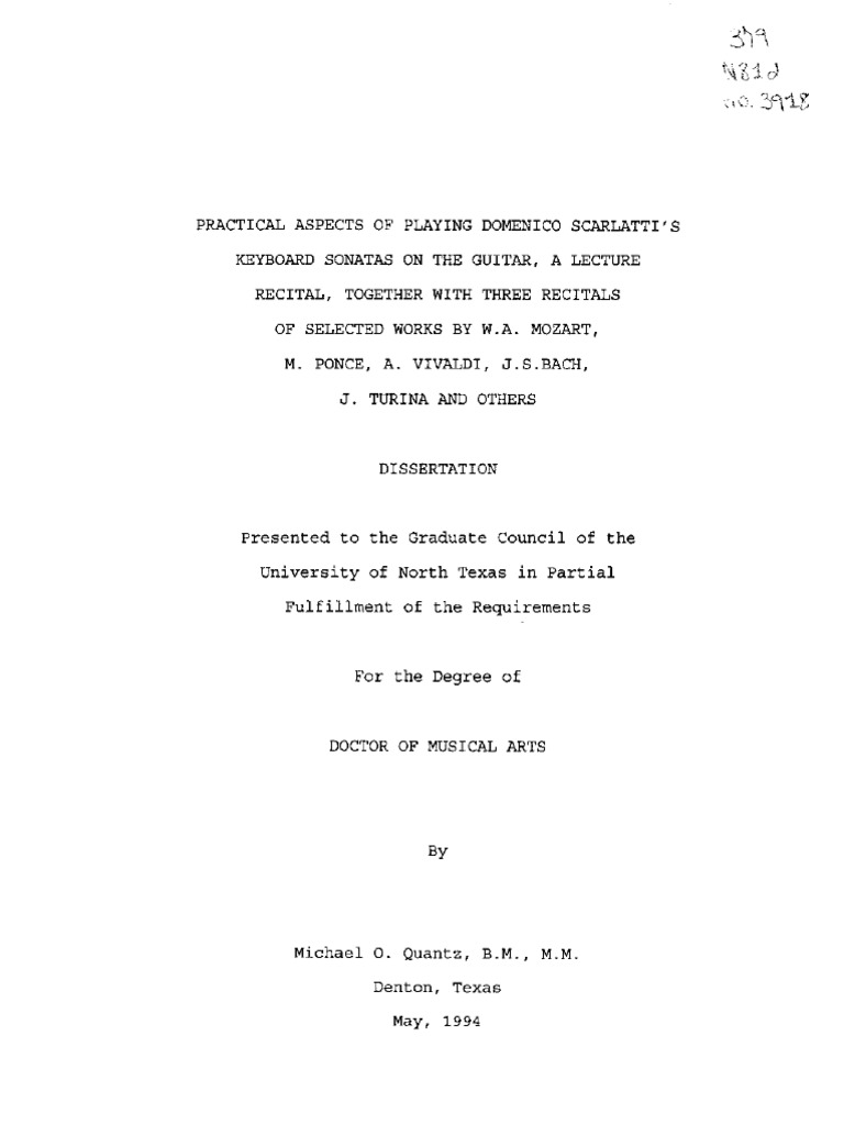 Trattato Su Come Eseguire Scarlatti-Quantz | PDF | Tempo | Musical Notation Trattato Su Come Eseguire Scarlatti-Quantz | PDF | Tempo | Musical Notation