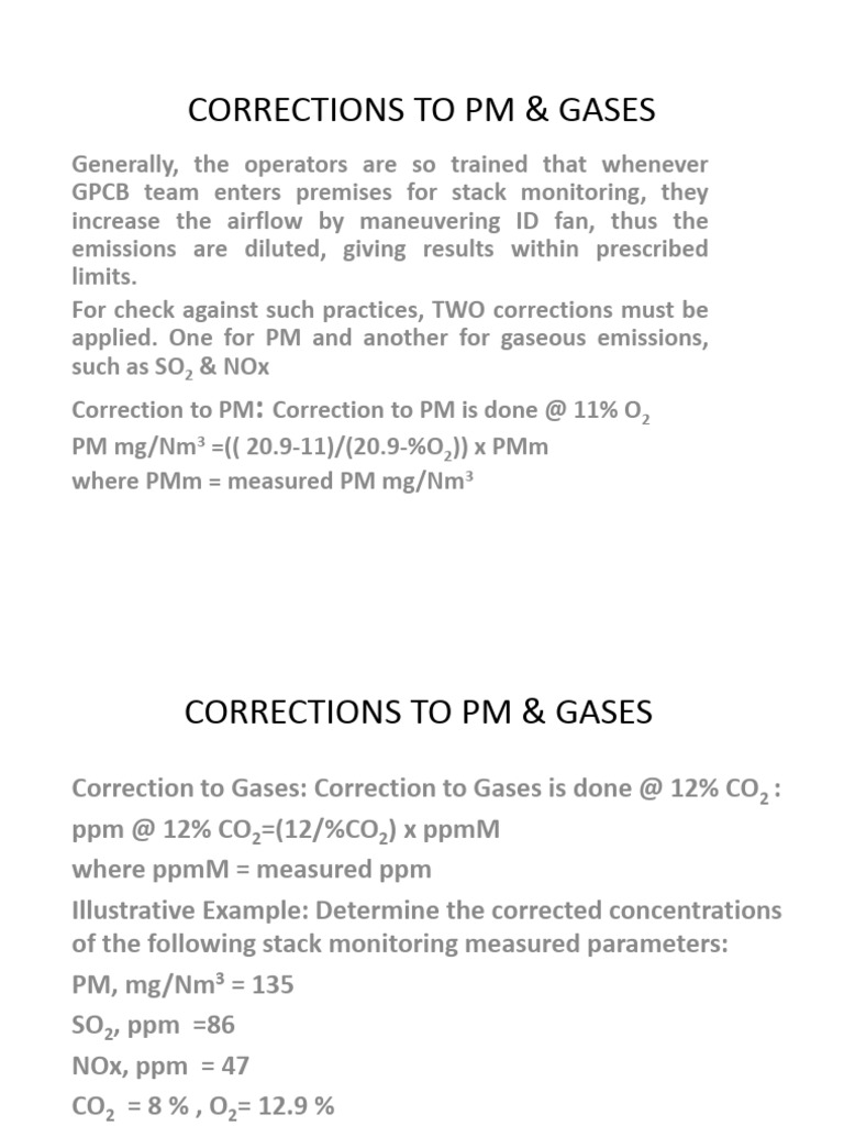 Emission Correction Guidelines | PDF | Science & Mathematics | Computers