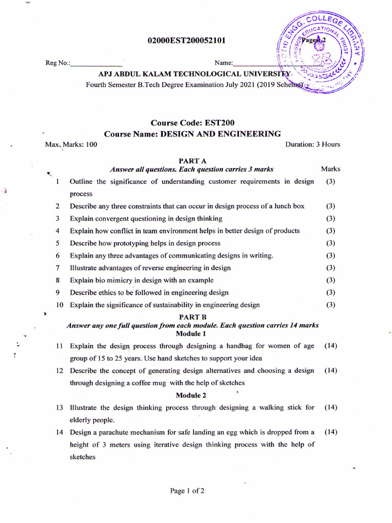 Est200 Design and Engineering, July 2021 | PDF | Design | Engineering Est200 Design and Engineering, July 2021 | PDF | Design | Engineering