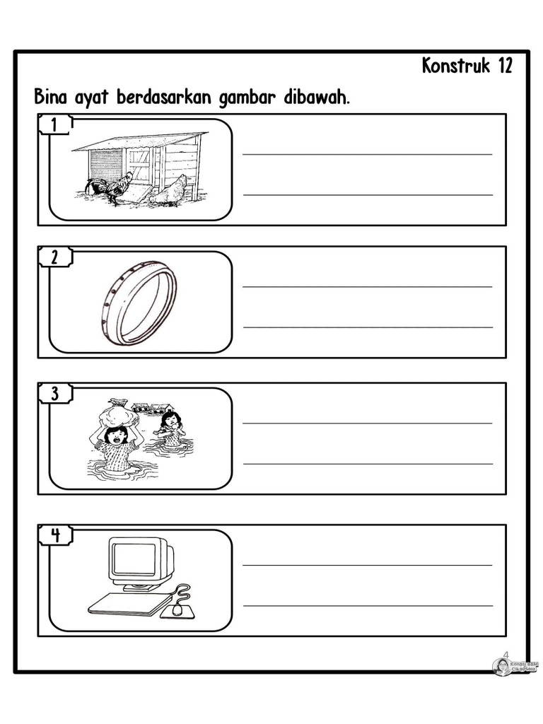 Latihan Bina Ayat Mudah | PDF