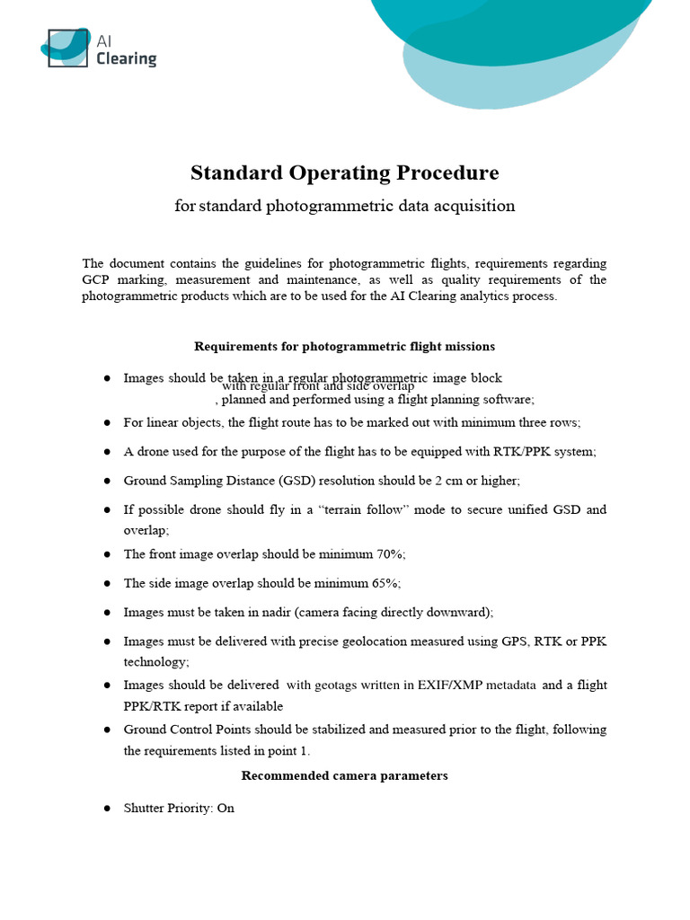 SOP ENG Standard Accuracy | PDF | Accuracy And Precision | Surveying