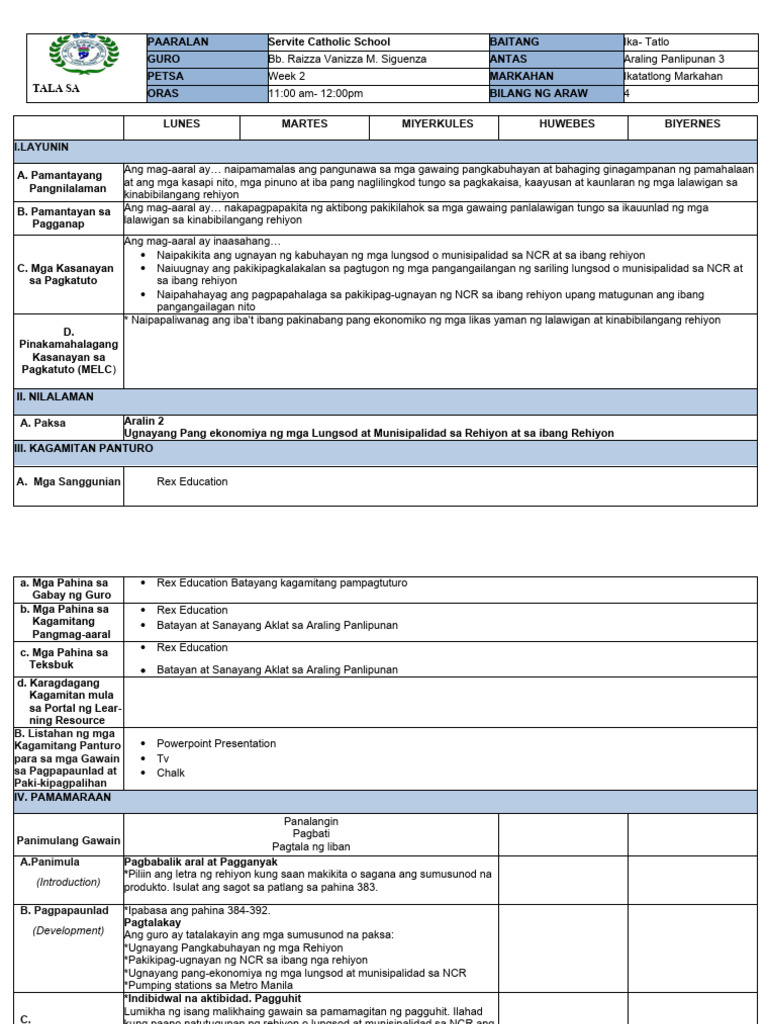 Ap 3 4Q Week 2 | PDF