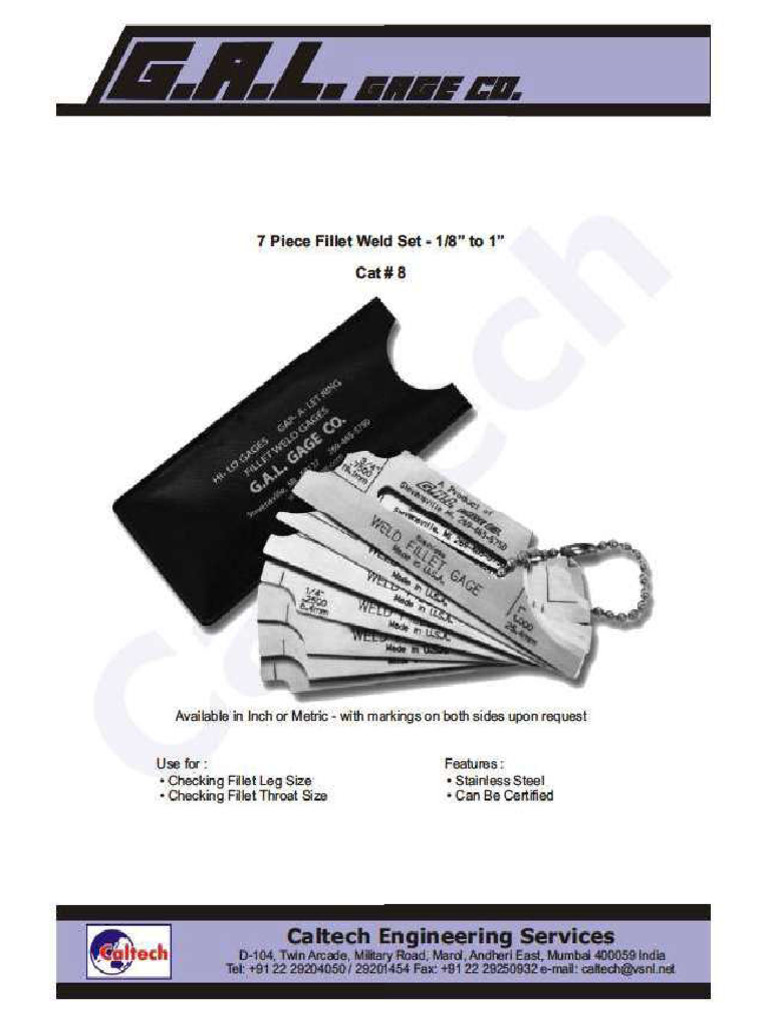 Fillet Weld Set | PDF