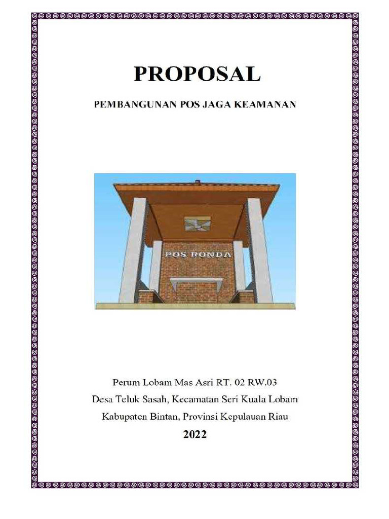 PROPOSAL POS Ronda | PDF