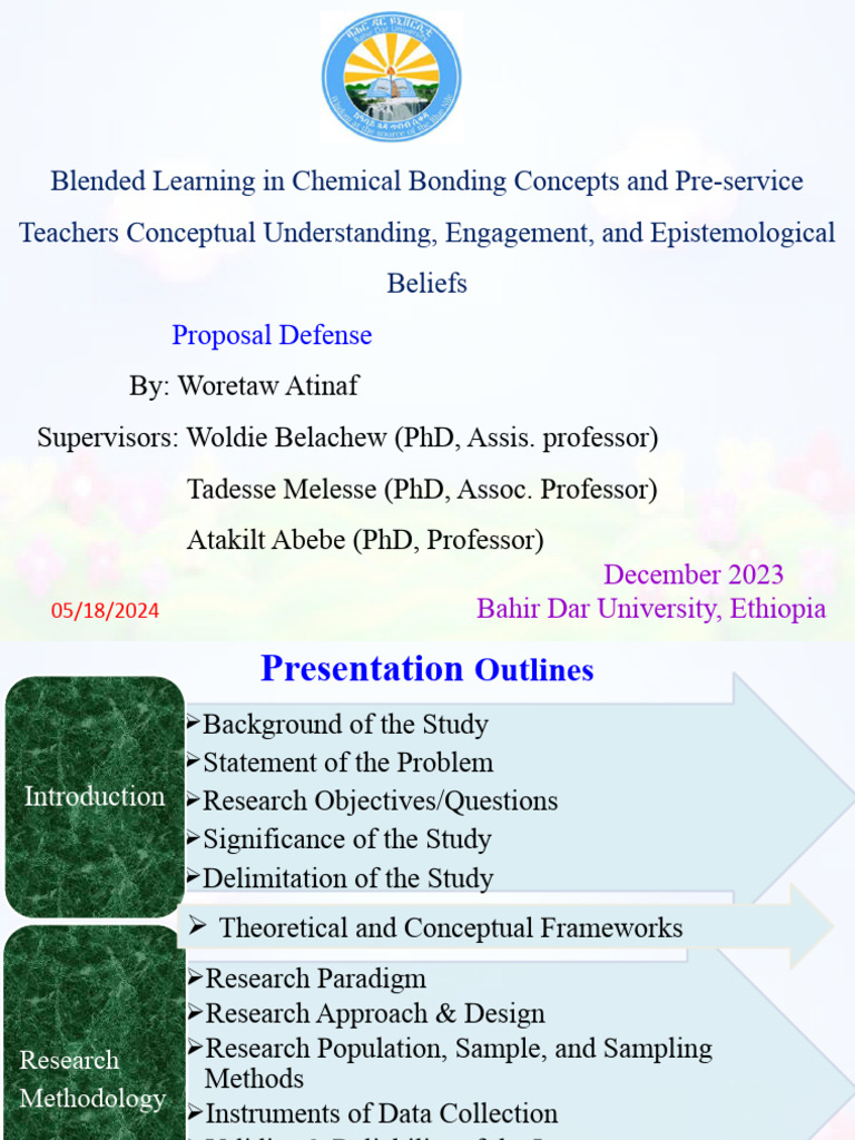 For Proposal Defense | PDF | Methodology | Validity (Statistics)