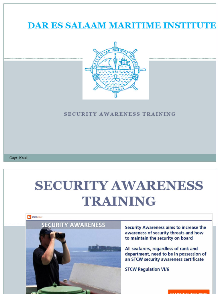 Security Awareness Training (Sat) | PDF