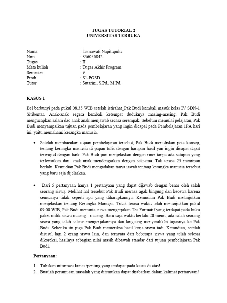 Evaluasi Pembelajaran IPA Bu Tini | PDF | Seni & Disiplin Bahasa | Kesehatan Holistik