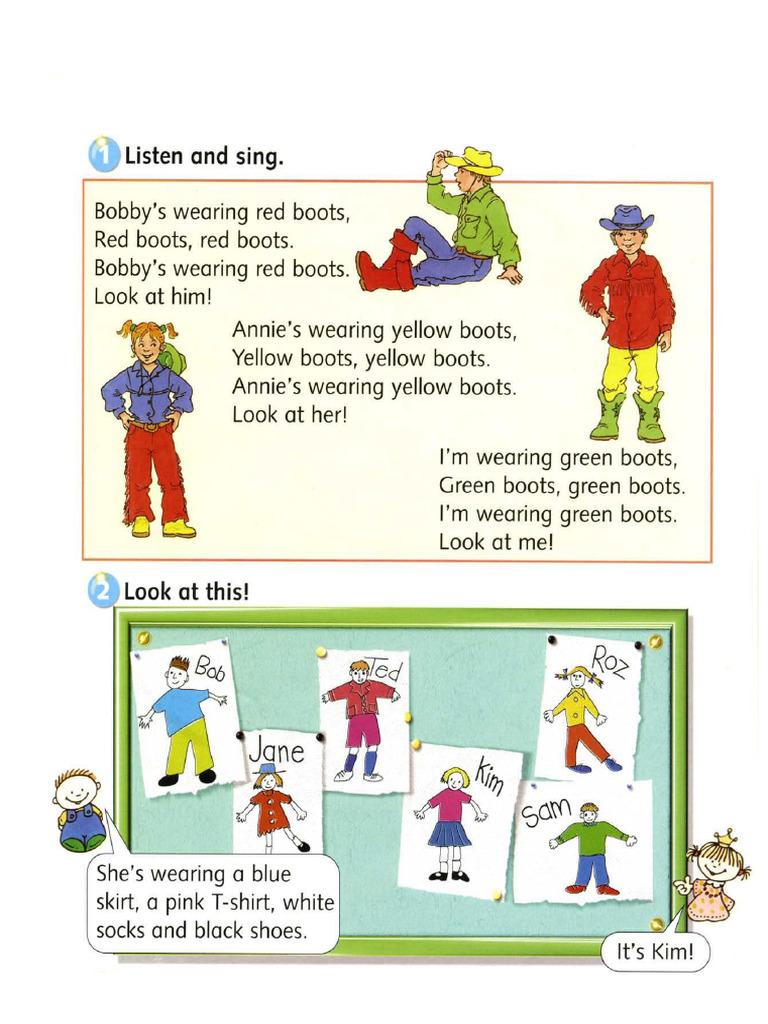 BOB'S WEARING RED BOOTS Poem | PDF