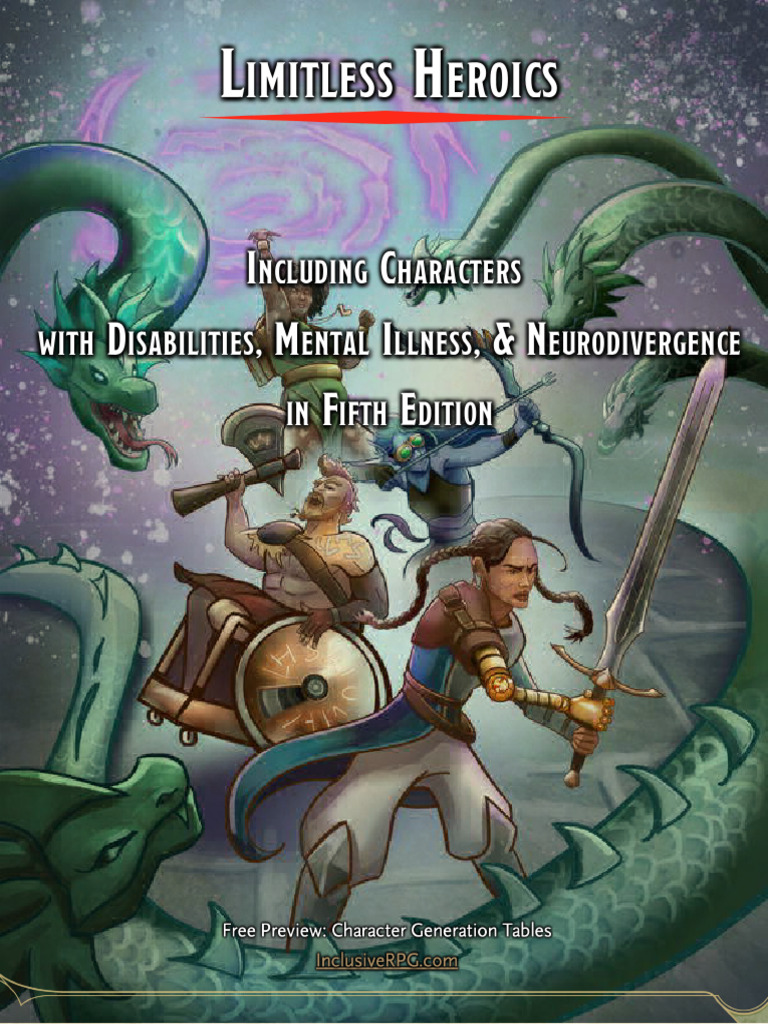 Limitless Heroics Tables | PDF | Disability