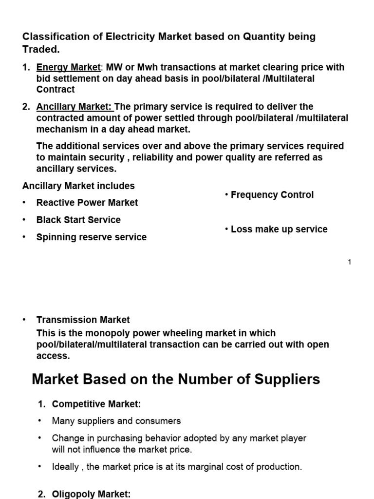 Lect#5 Market Model | PDF | Oligopoly | Monopoly