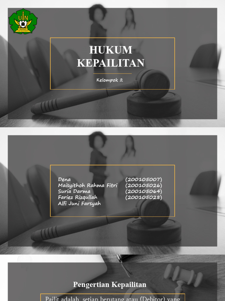 Hukum Kepailitan | PDF