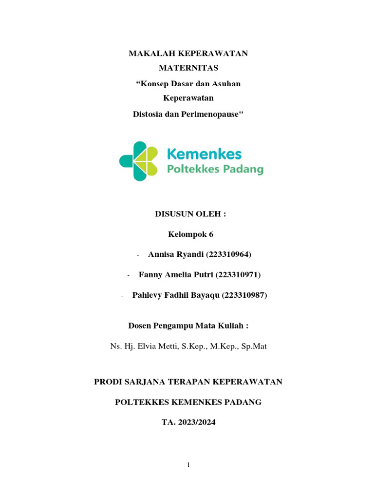 Makalah Mater Kel 6 Fix-1 | PDF