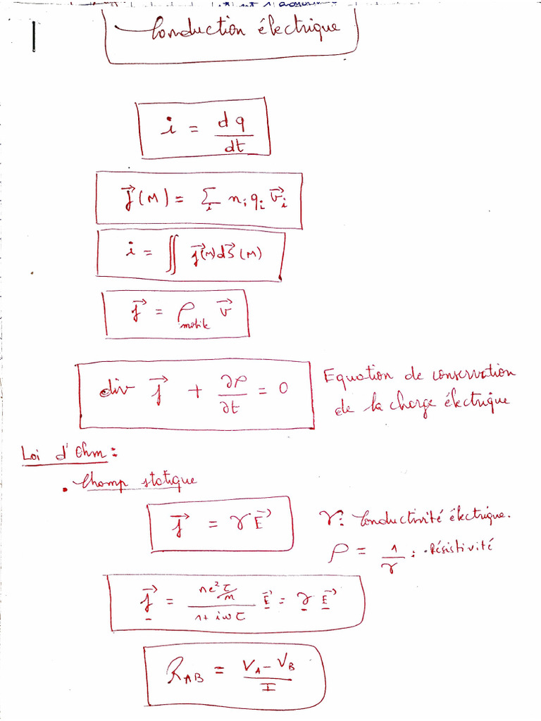 Conduction Electrique | PDF