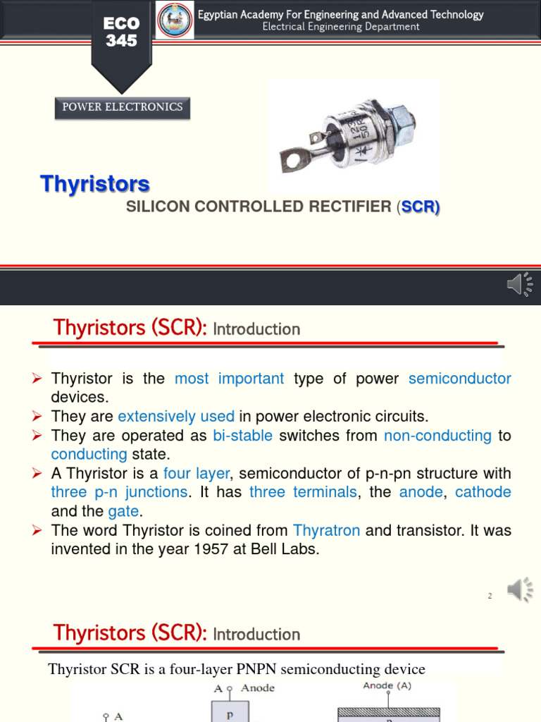L8 Controlled Rectifier (Part1) | PDF | Field Effect Transistor | Electrical Engineering