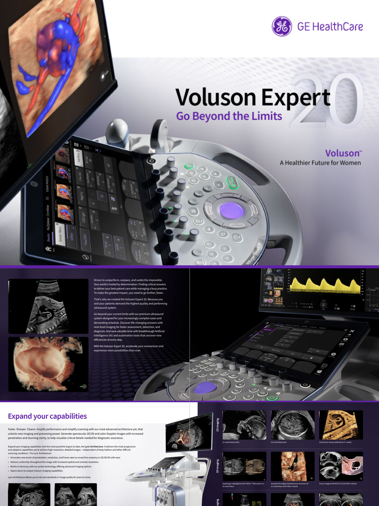 2023 Voluson Expert 20 bt24 Brochure jb25510xx Aug | PDF | Medical ...