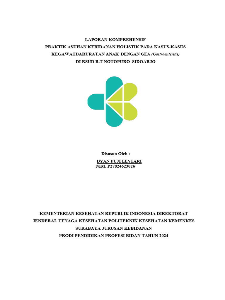 Asuhan Kebidanan Holistik GEA Anak | PDF