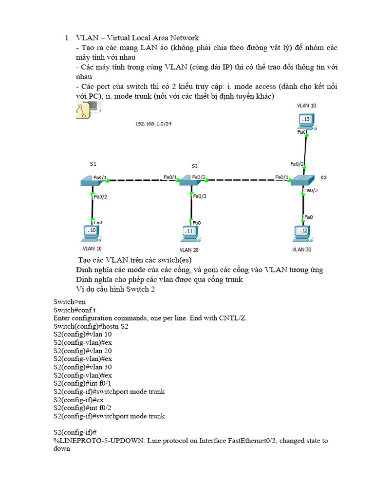 VLAN | PDF