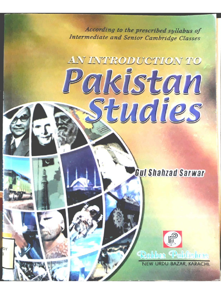 Pakistan Studies Gul Shahzad Sarwar | PDF