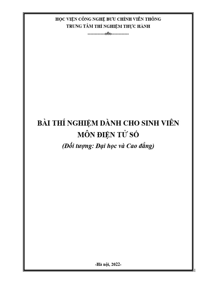 BTN Dien Tu So - Bài 2 | PDF