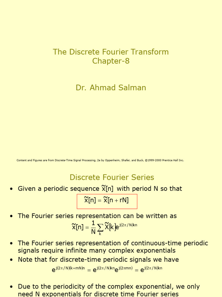 DSP10 | PDF | Discrete Time And Continuous Time | Fourier Transform