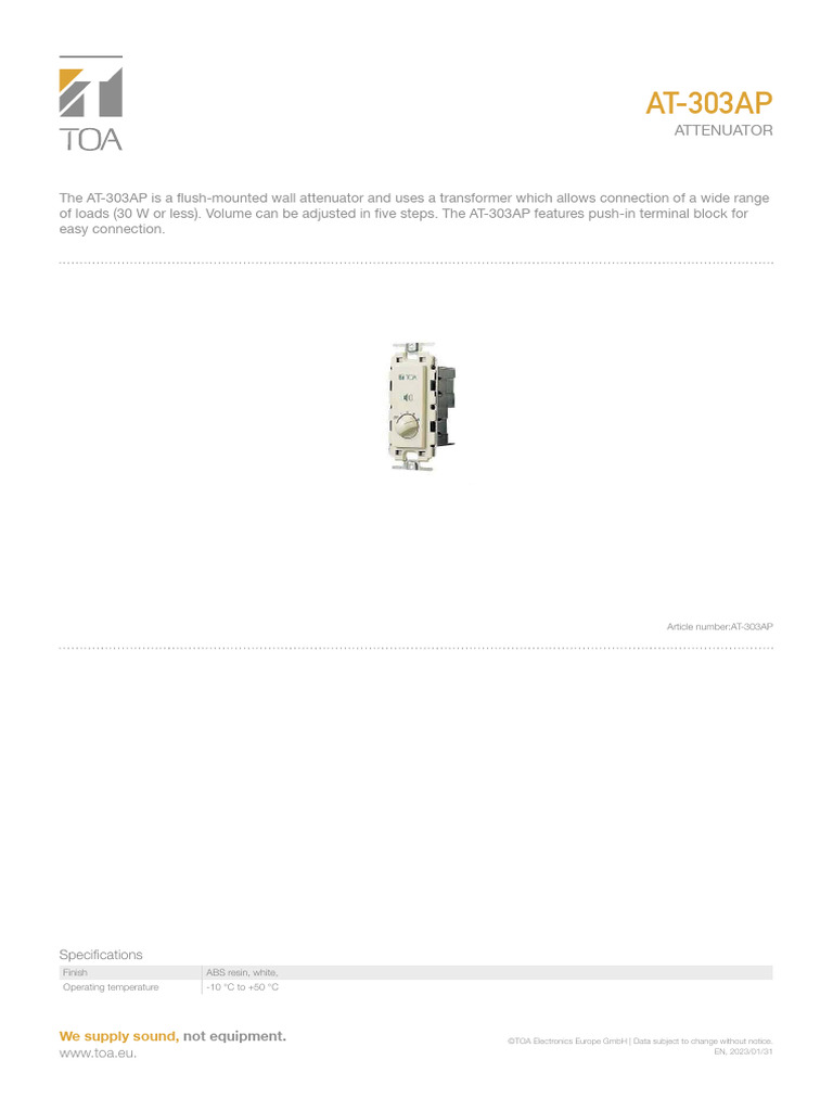 AT-303AP en | PDF