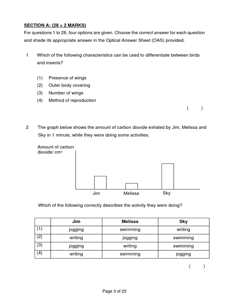 PSLE Standard Science | PDF | Blood | Root