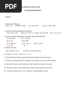 IGCSE Surds Worksheet and Answers | PDF