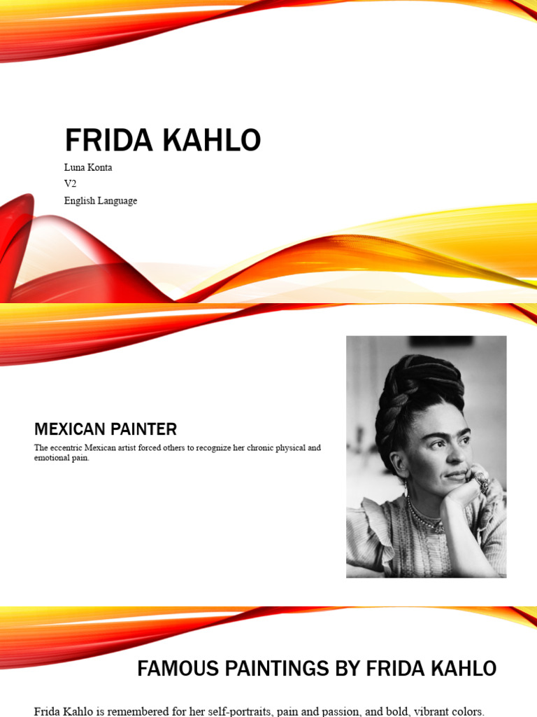 Frida Kahlo: Iconic Pain and Passion | PDF | History