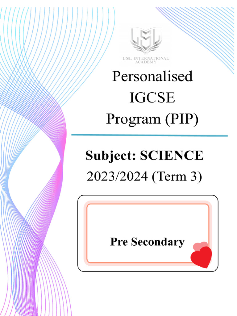 Module Cover Template | PDF