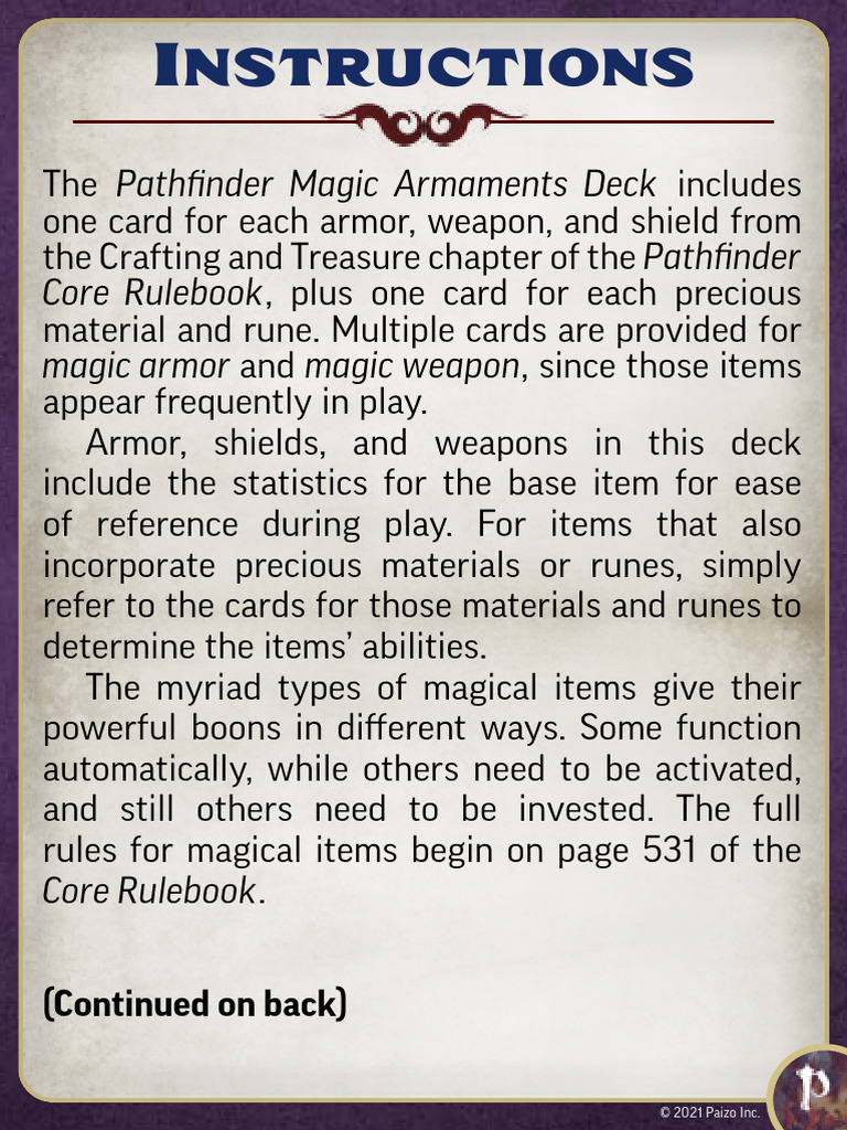 Magic Armaments Deck - Card Fronts | PDF | License | Derivative Work