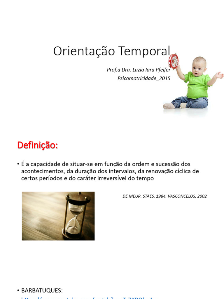 Orientação Temporal - 2015 | PDF | Ritmo | Tempo