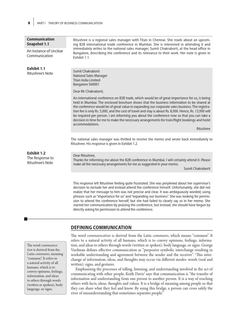 BC Mod 1 Chaturvedi | PDF | Communication | Senses