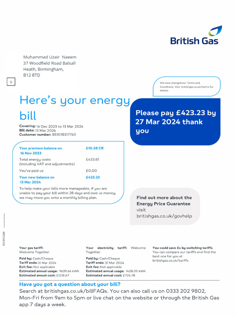 Bill Uk | PDF