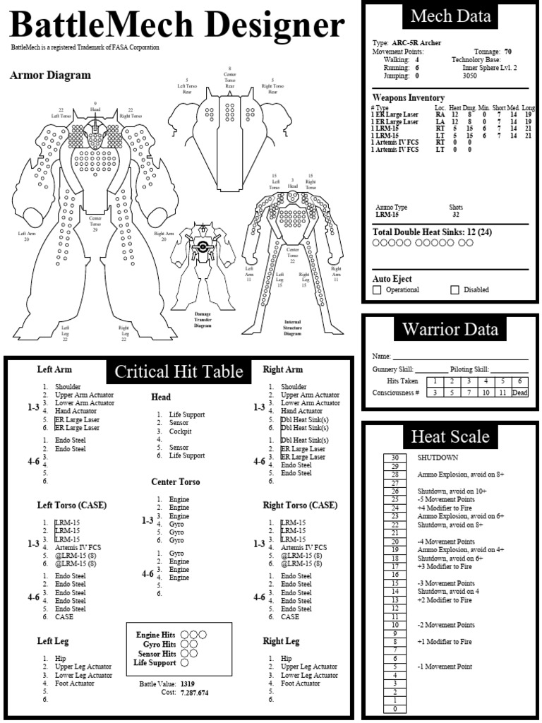 Archer 5r | PDF | Leg