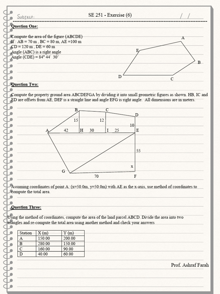 Sheet 6 | PDF | Classical Geometry | Euclid