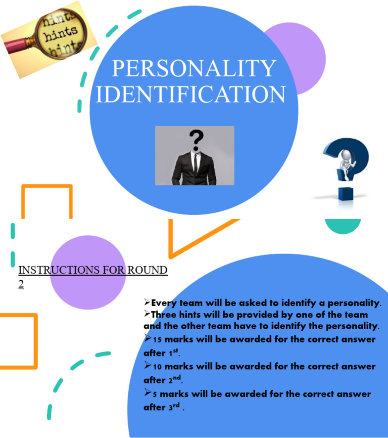 Personality Identification Round 2 Guide | PDF