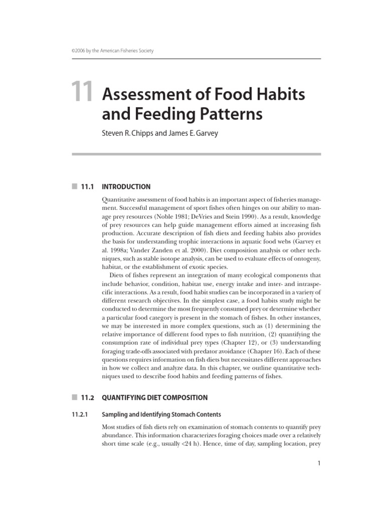 Chapter 11 Chippsand Garvey | PDF | Predation | Foraging