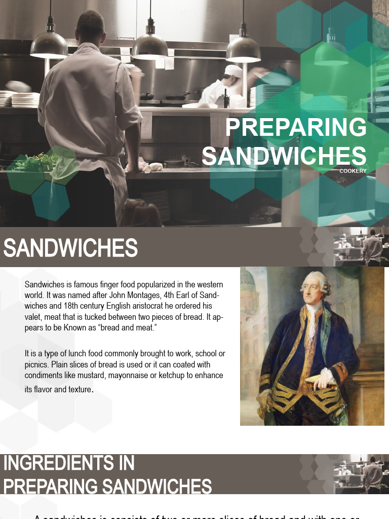 Preparing Sandwiches | PDF | Sandwich | Salad