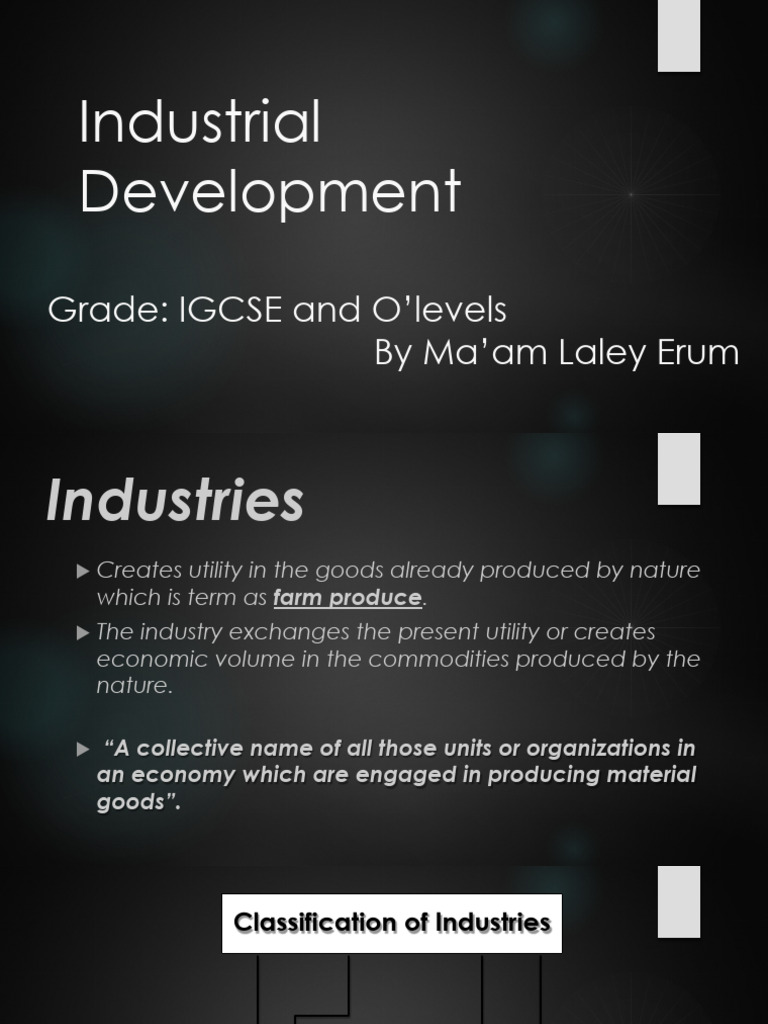 Industrial Development | PDF