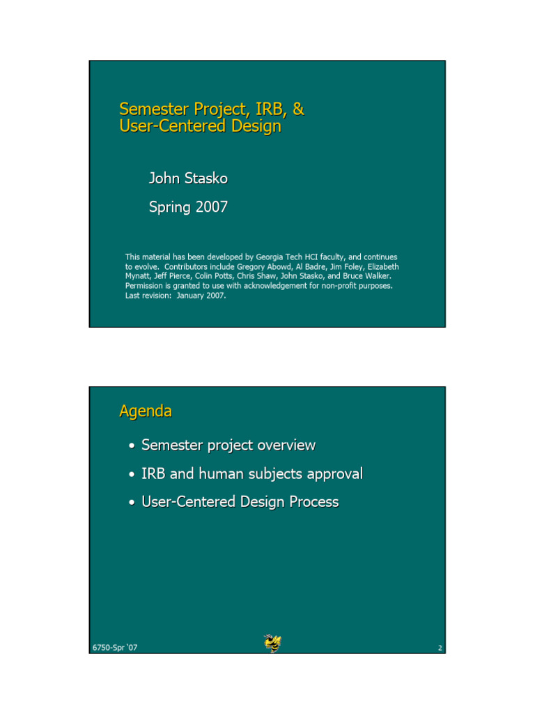 02 Project Irb Ucd | PDF | Usability | Prototype