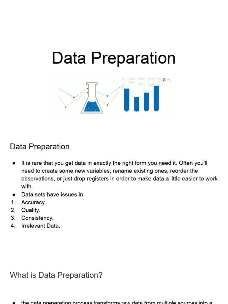 Data Preparation .1 | PDF | Data | Analytics