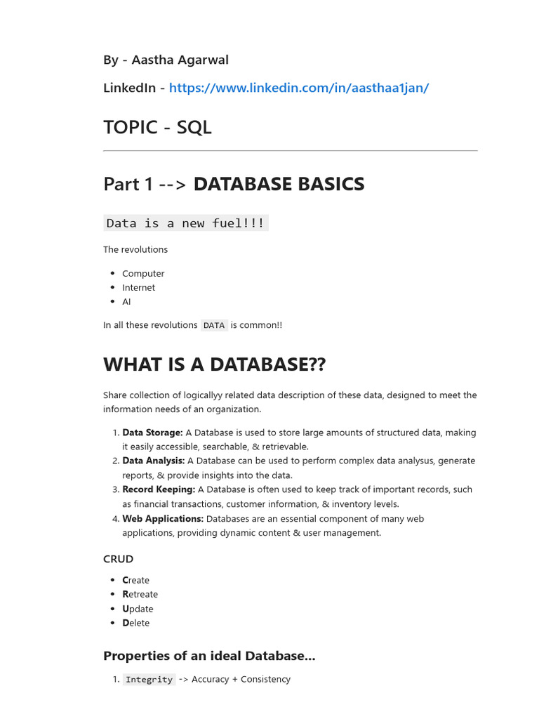 SQL Unleashed Part1 Part2 1701889964 | PDF | Databases | Relational ... SQL Unleashed Part1 Part2 1701889964 | PDF | Databases | Relational ...