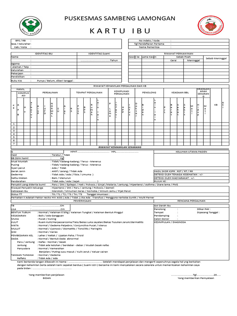 Kartu Ibu 2022 | PDF